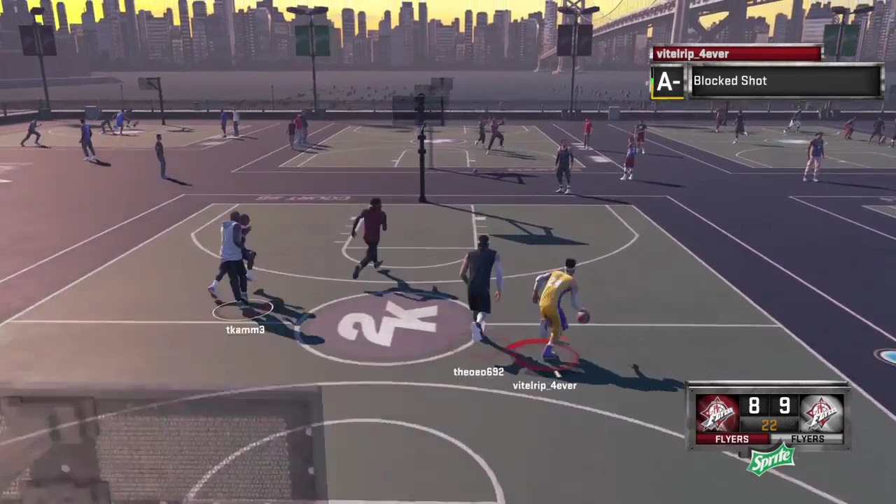 NBA 2K15 Park Monster Block - YouTube