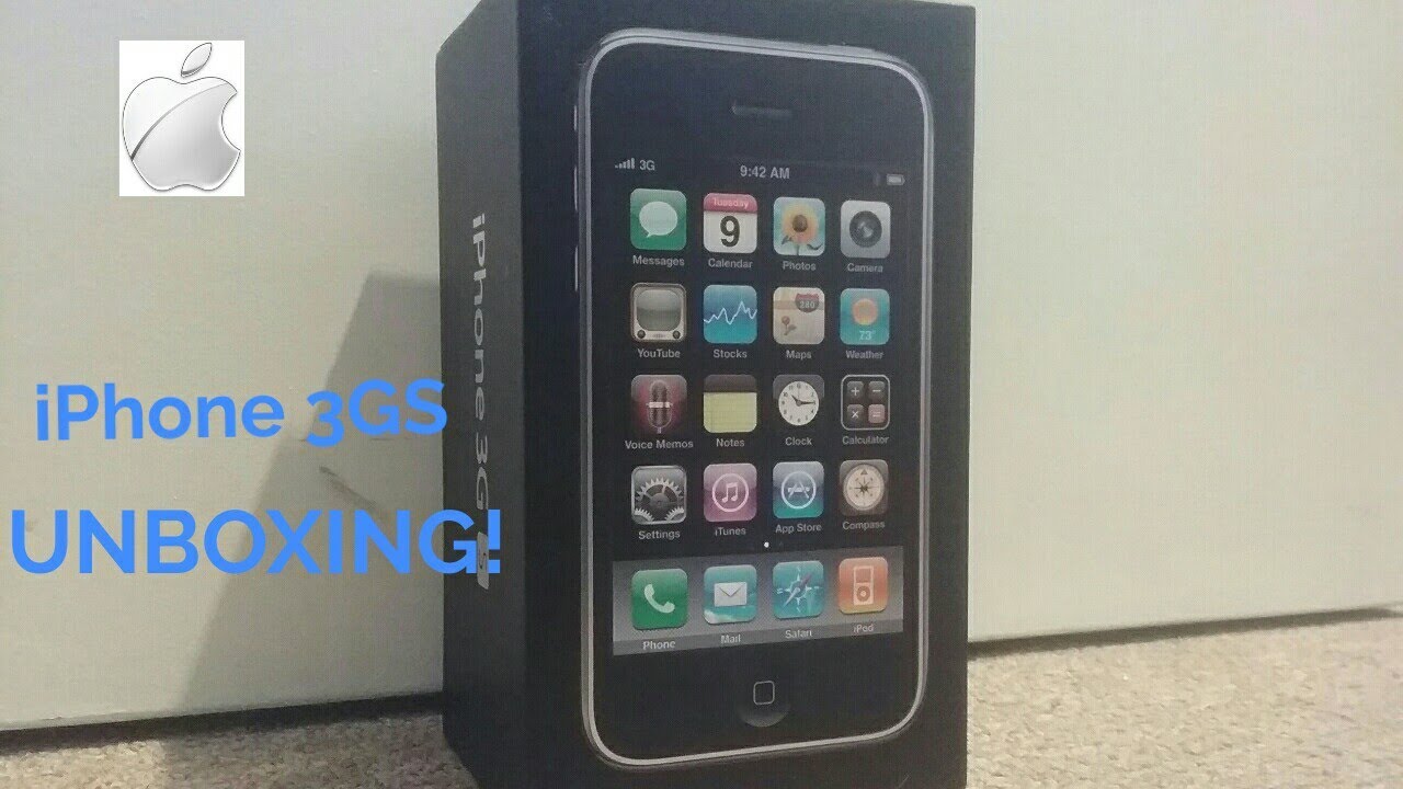 iPhone 3GS Unboxing - YouTube