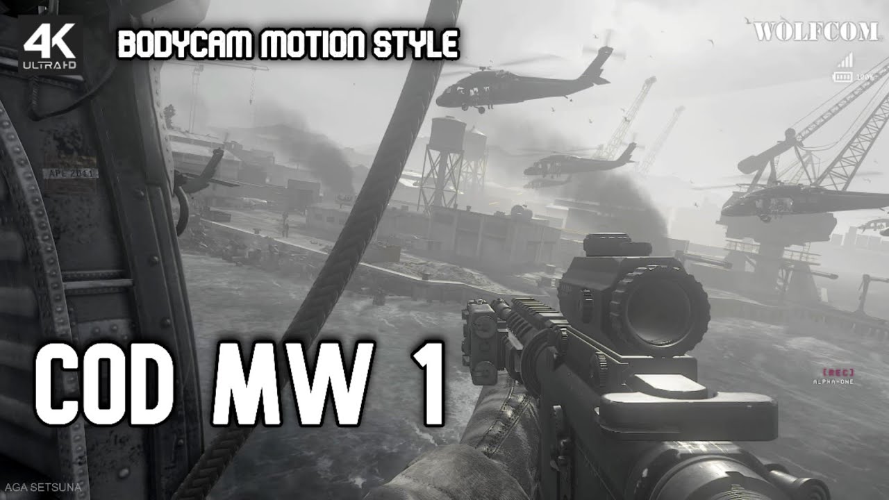 Charlie Don't Surf COD Modern Warfare Bodycam Motion Realism Reshade Filter Gameplay 20240707 ...
