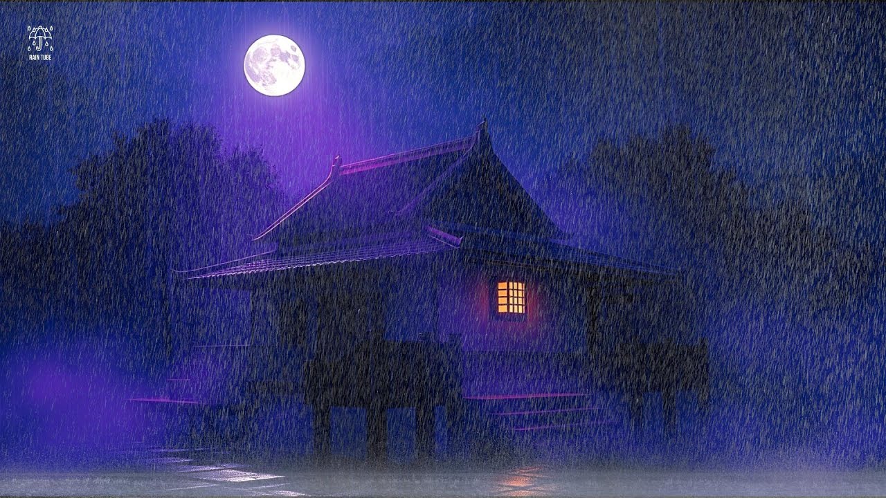 🔴NATURAL RAIN for Sleep & Relaxing & Studying | Rain sound for sleeping ...