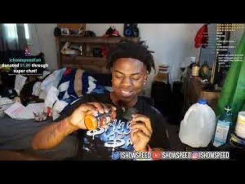 ISHOWSPEED HOT CHIP CHALLENGE GONE WRONG! HE CALLS THE POLICE 🤦🏾‍♂️ ...