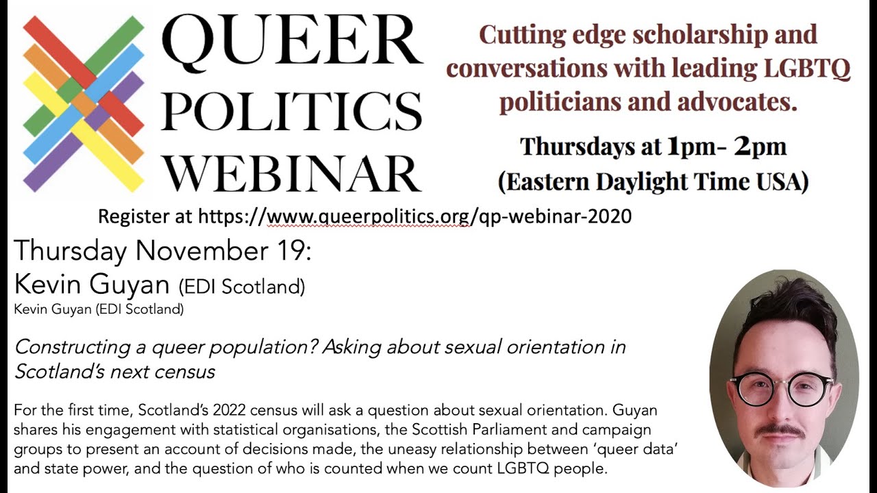QPW#21 Kevin Guyan - Queering the Scottish Census - YouTube