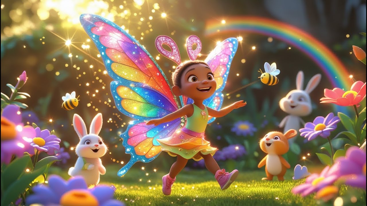 Bella the Butterfly's Colorful Flight | Kids Song | Nursery Rhymes ...