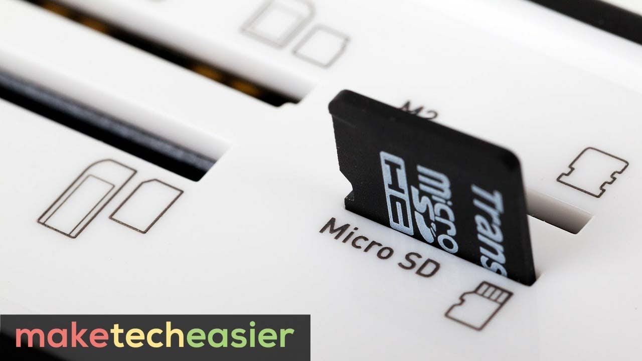 How to Repair Your Micro SD Card and Recover Erased Data - YouTube