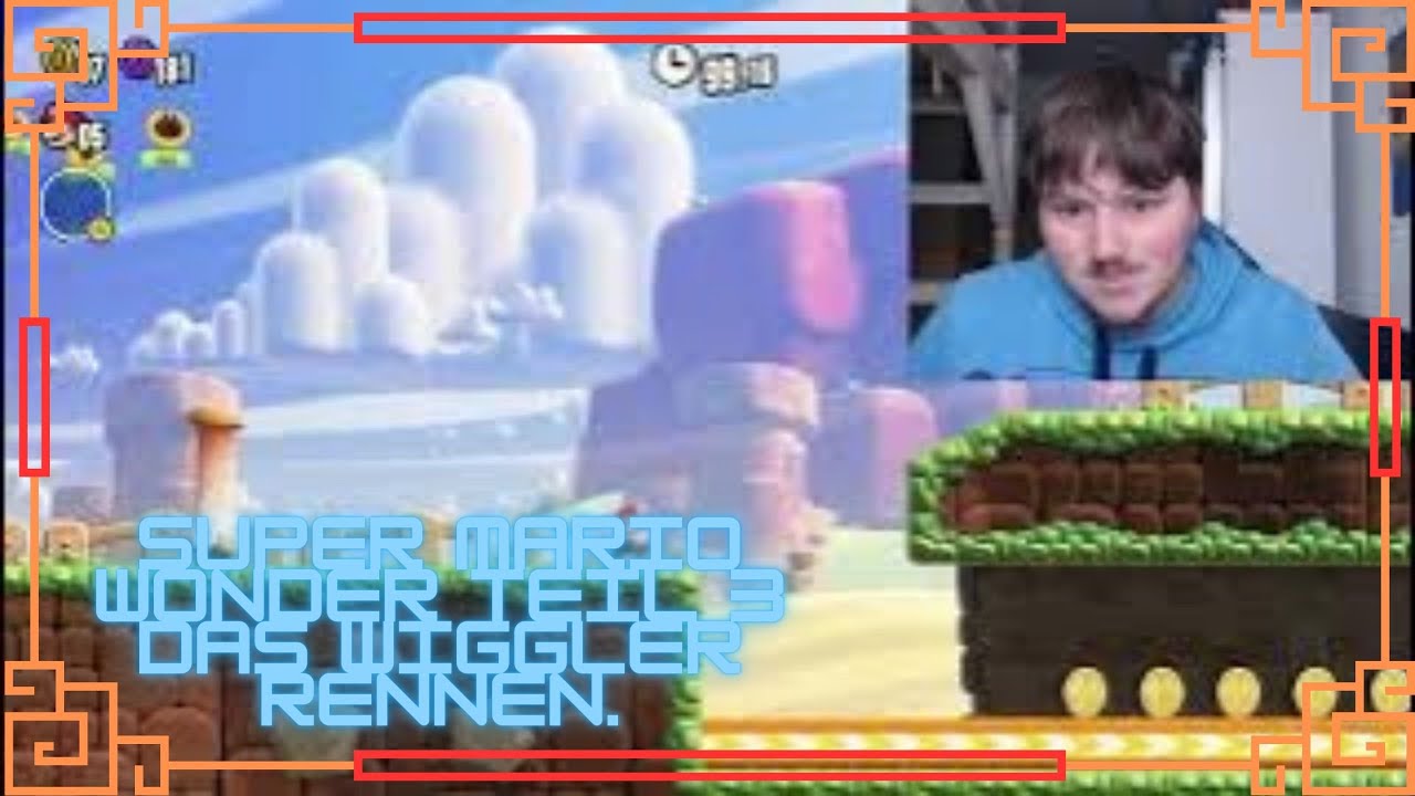 SUPER MARIO WONDER TEIL 3 Das Wiggler Rennen. - YouTube