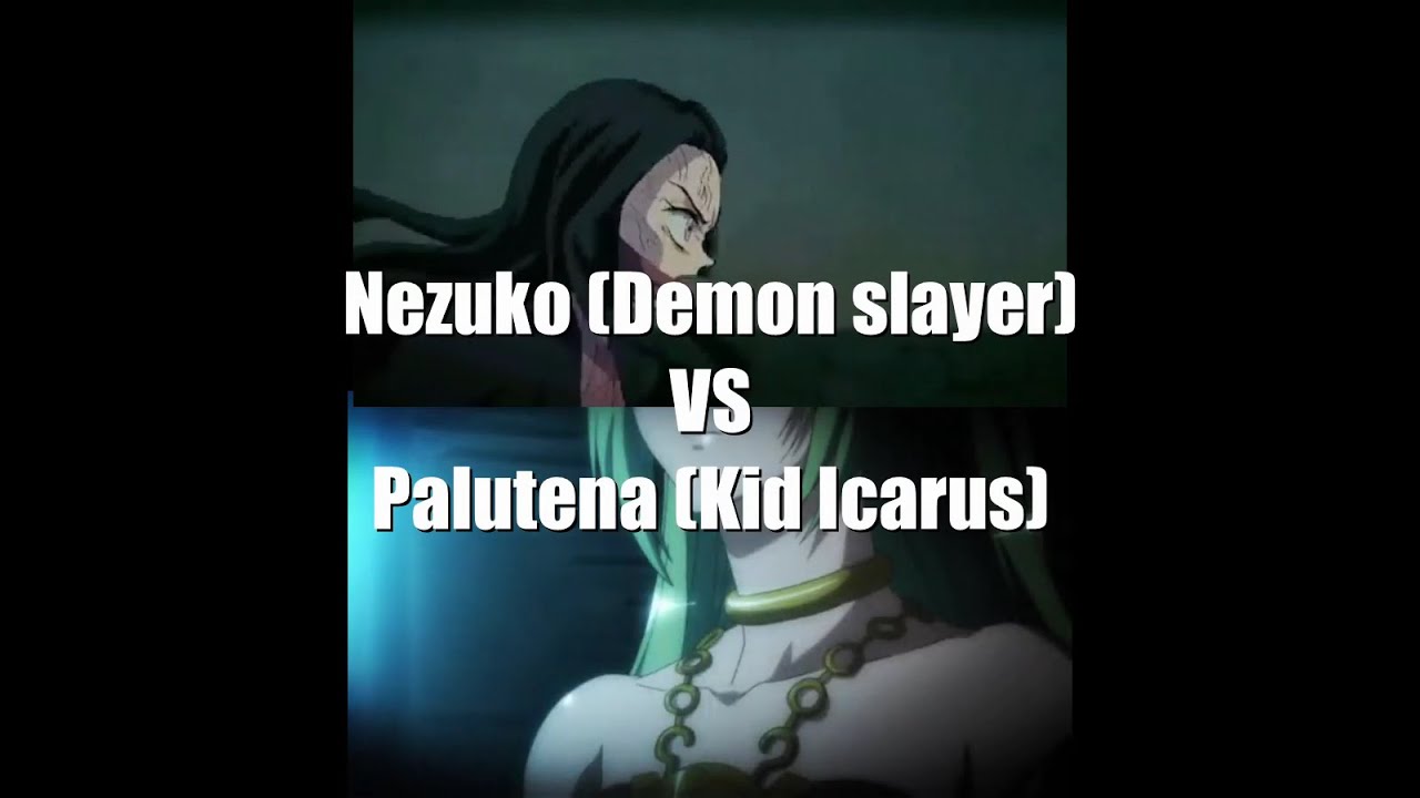 Nezuko (Demon slayer) vs Palutena (Kid Icarus) - YouTube