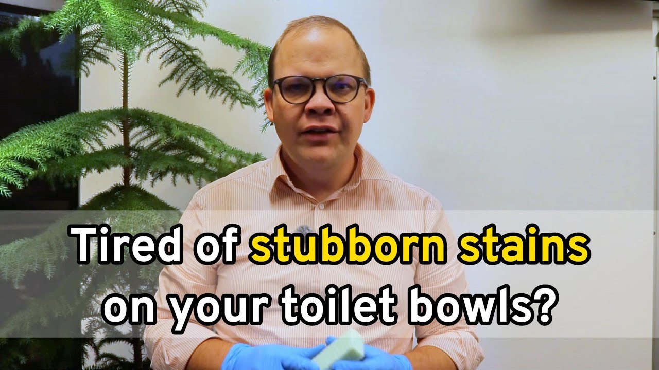 Keep your toilet bowls sparkling clean with the Micah Green Clean Block! - YouTube