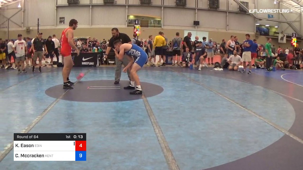 92 Kg Round Of 64 Koltyn Eason Edinboro Vs Colin Mccracken Kent State ...