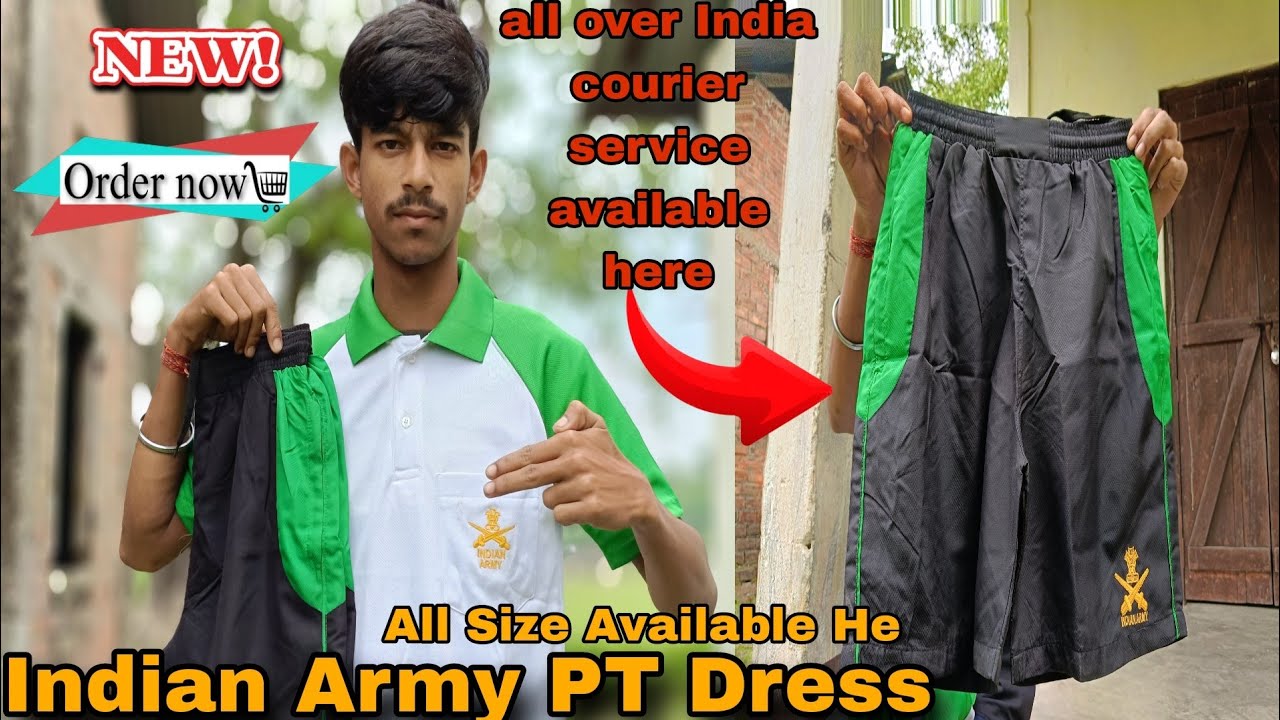Army Pt Dress!! New Pattern Army P T Dress|| all size available hai ...
