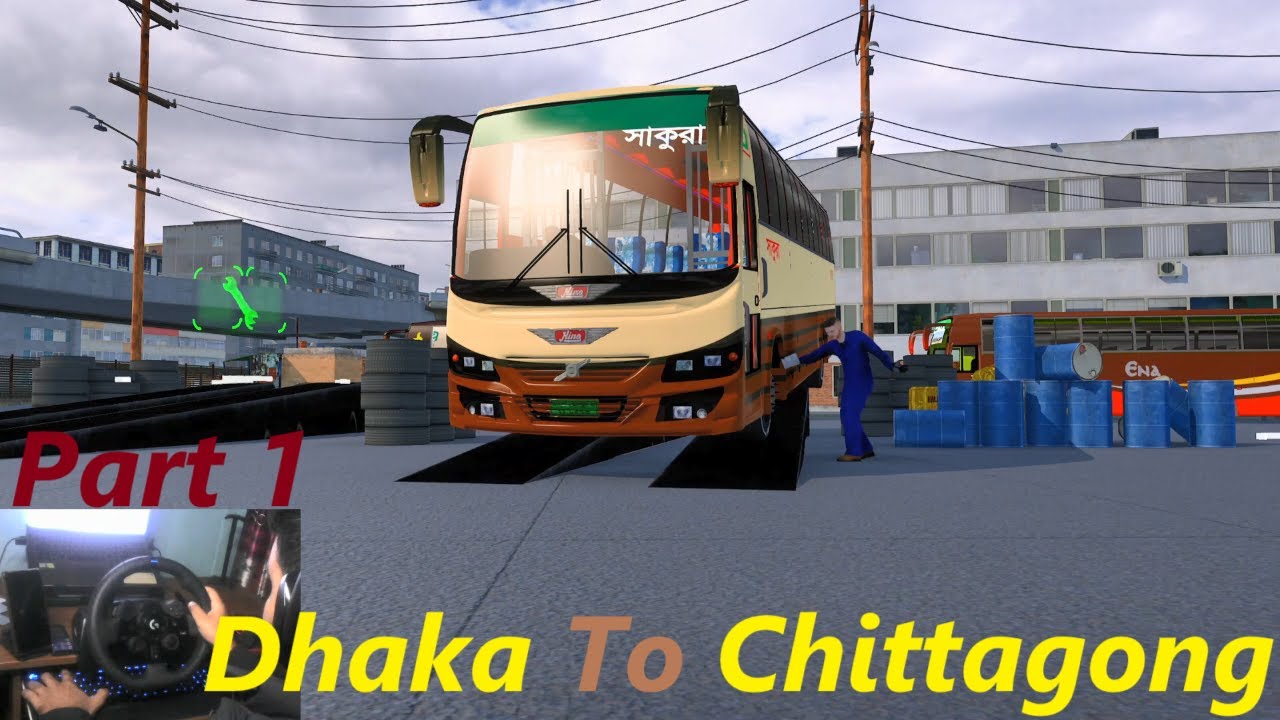 Niloyভাই এর রিকুয়েস্ট--Part 1 | Dhaka To Chittagong | Sakura Bus | Pro ...