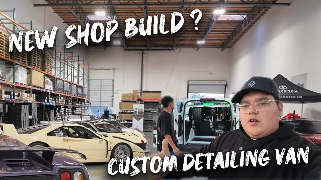 Building Detailing VANS & NEW STUDIO ! - H2O Auto Detail Supply - YouTube