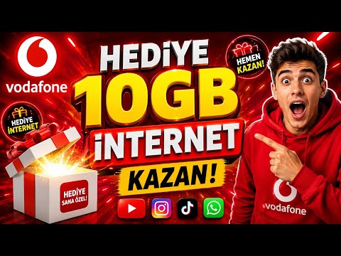 🎁VODAFONE BEDAVA İNTERNET 2026 - VODAFONE BEDAVA 10GB İNTERNET KAZANMAK✅
