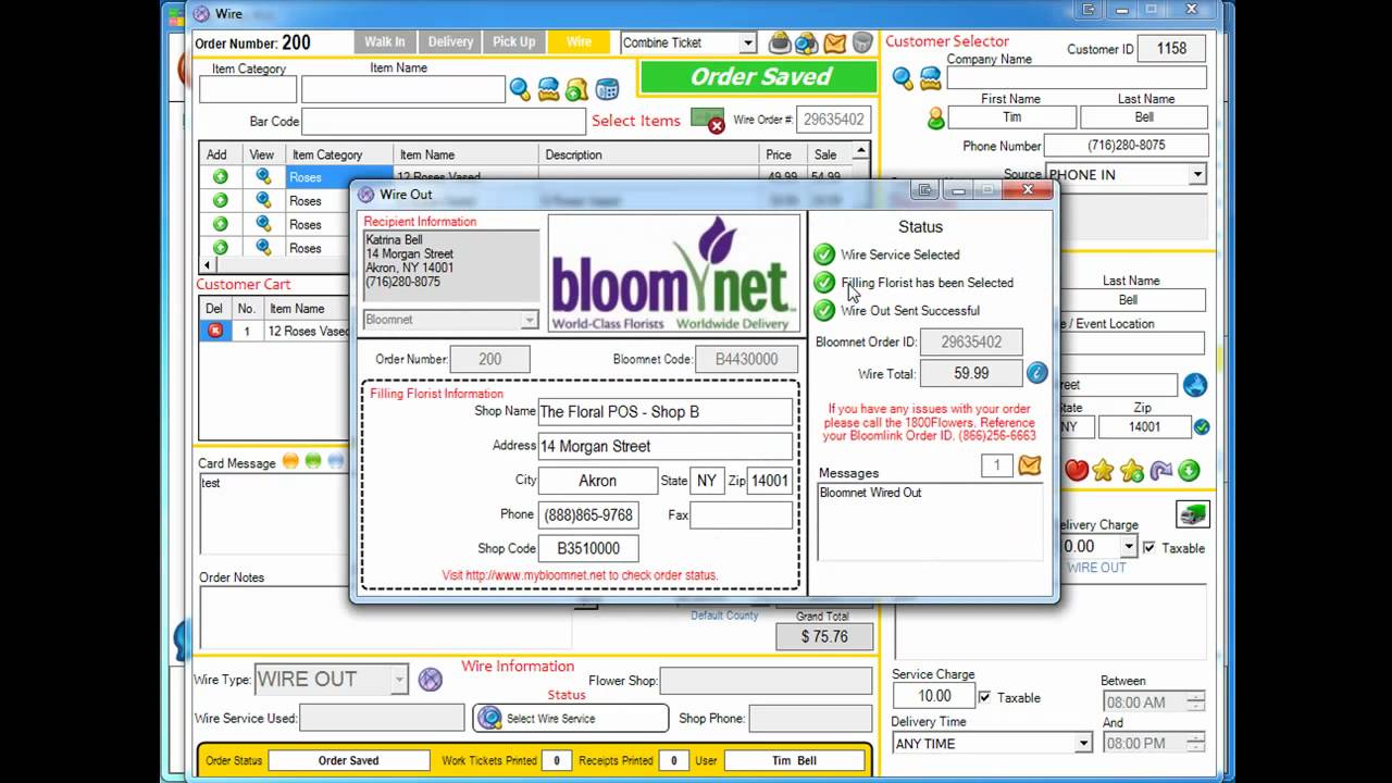 How To - Bloomnet Wire Out - YouTube