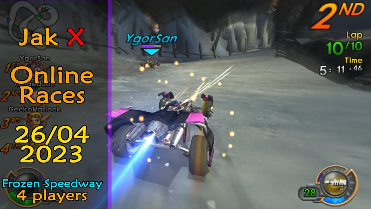 Jak X Combat Racing Online - April 26th 2023 - 10 lap Frozen Speedway ...