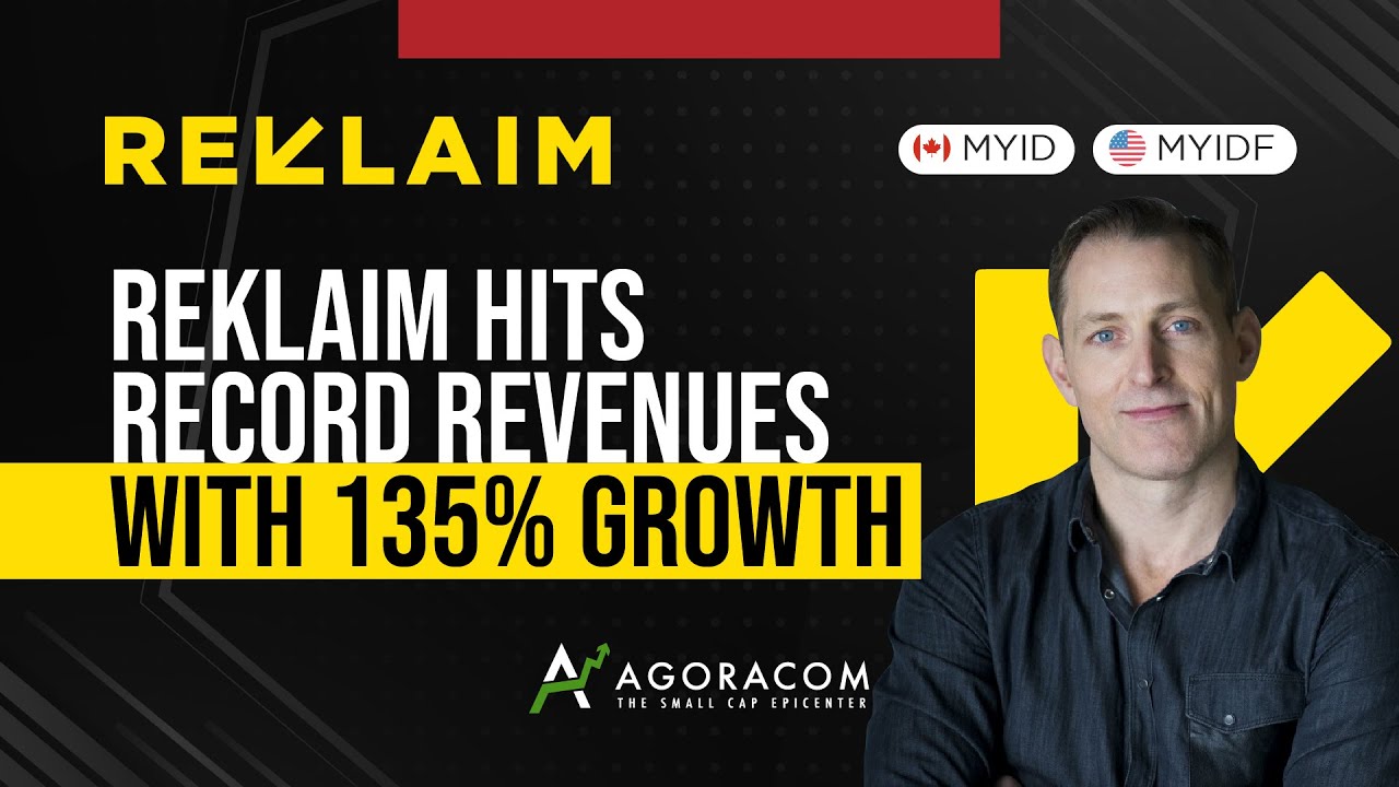 REKLAIM $MYID HITS RECORD REVENUES WITH 135% GROWTH - YouTube
