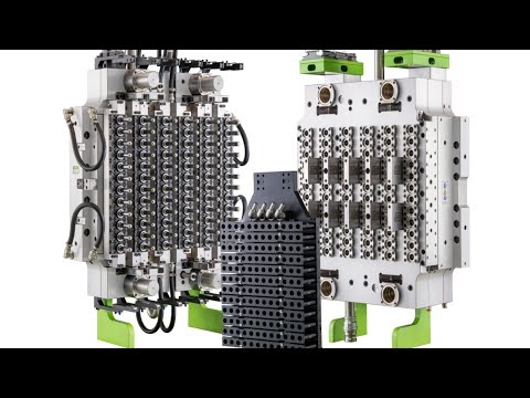 72cav preform line with post cooling system running at customer ...