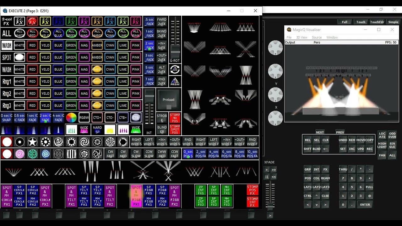 ChamSys MagicQ Exec Page v2.0 run-thru - YouTube