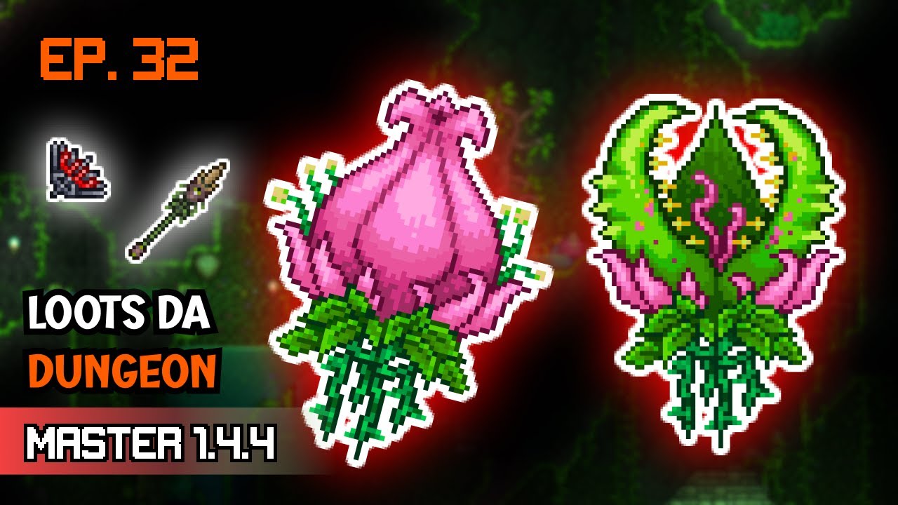 PLANTERA E TODOS OS MECÂNICOS DE UMA VEZ!! - Terraria 1.4.4 Master Mode ...