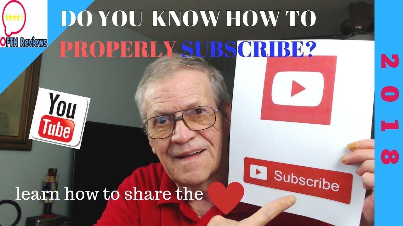 How to properly subscribe on youtube - YouTube