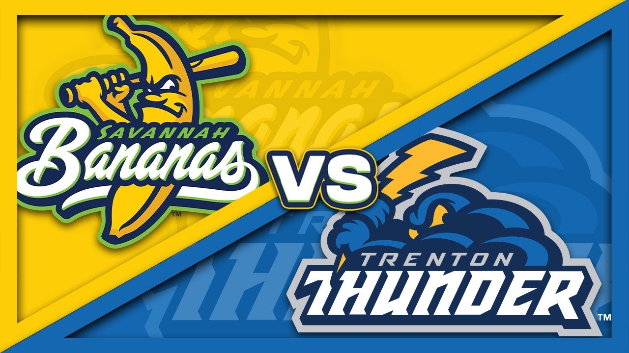Trenton Thunder Challenge Savannah Bananas in Banana Ball | 8.9.23 ...