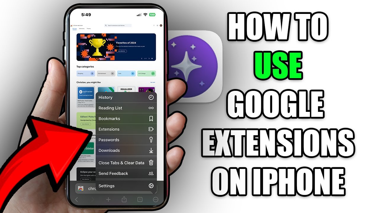 How to Use Google Extensions on iPhone (2025) - YouTube