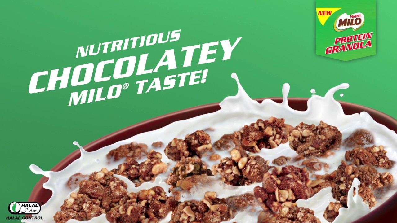 Nestlé Breakfast Cereals: MILO® Protein Granola - YouTube