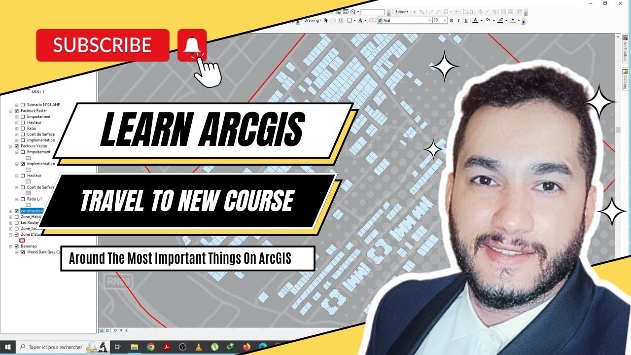 ادوات المساحة و اعادة التصنيف Arcgis Gis Youtube