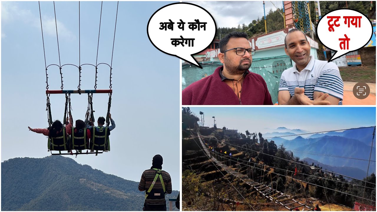 Adventure Activities in Kanatal ! Kishore Rana Vlogs - YouTube