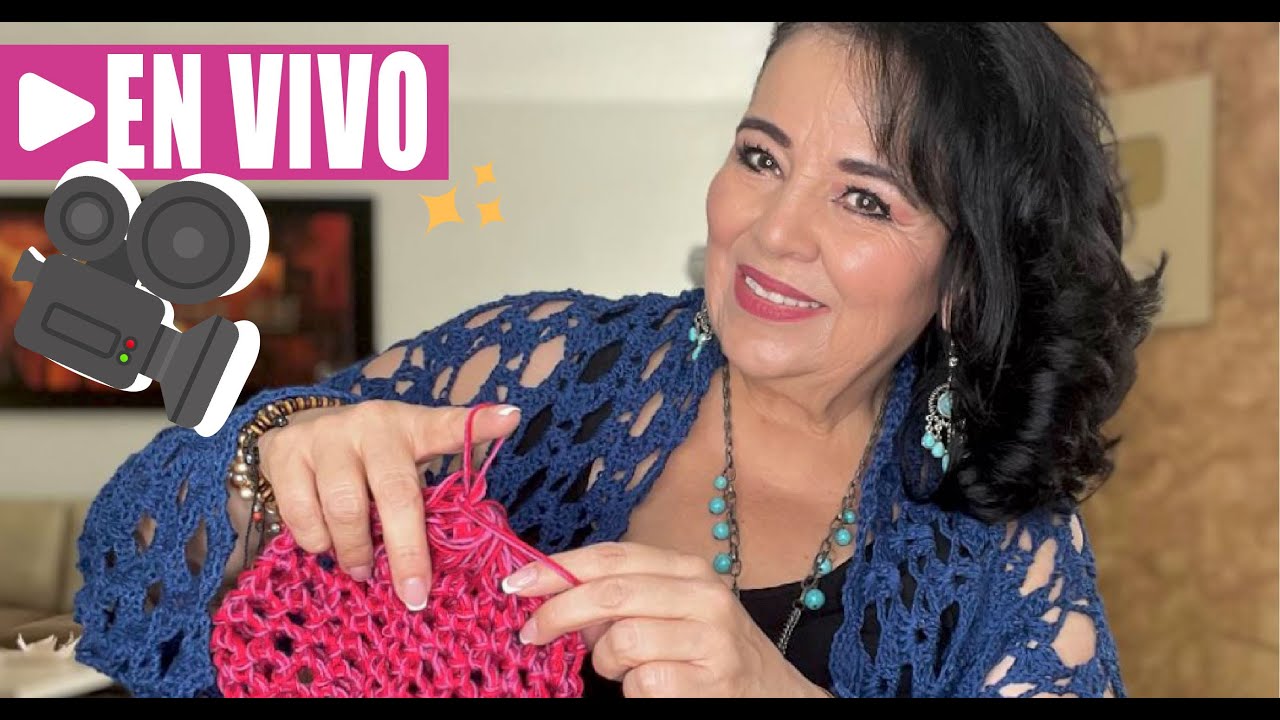 EN VIVO - Ventajas de tejer con los DEDOS 🙌 Yo Tejo con LAURA CEPEDA - YouTube