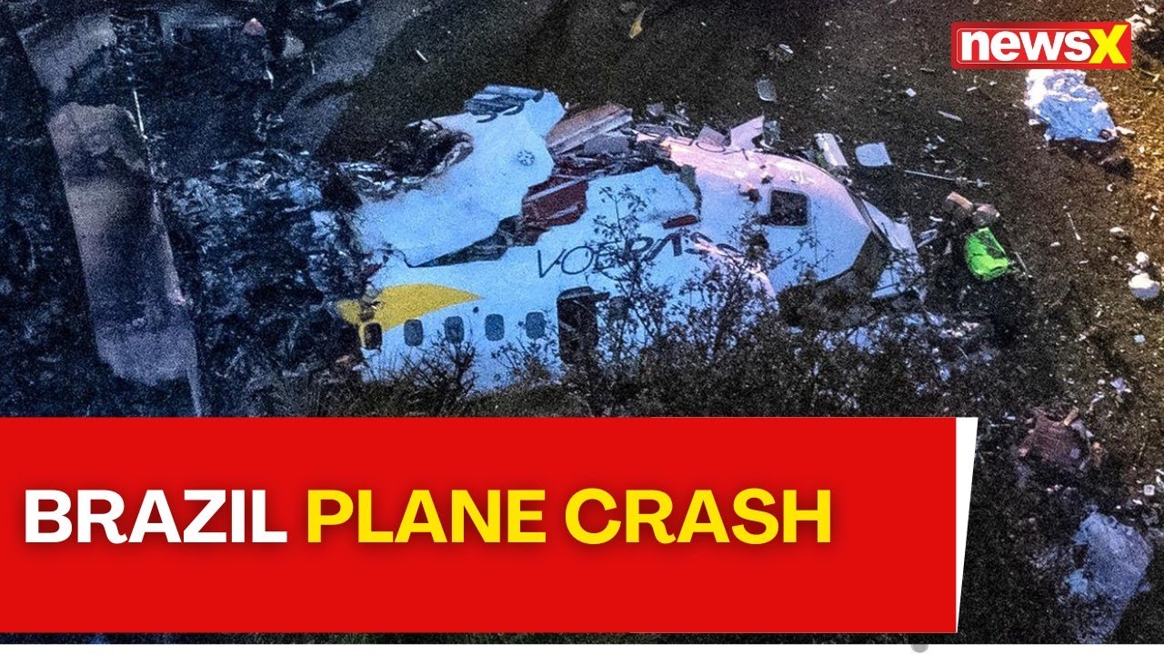 Brazil Plane Crash | Video Shows Plane Plummeting To The Ground | 62 ...