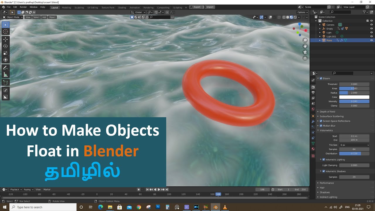 How To Make Objects Float In Blender Tamil YouTube How To Make Objects Float In Blender Tamil YouTube