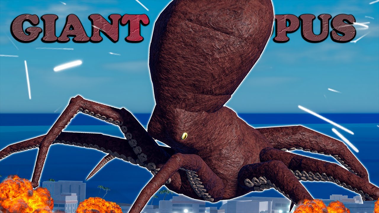 New Giant Octopus Update - Roblox Kaiju Arisen Cinematic Showcase 4K ...