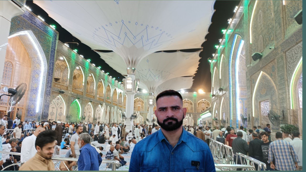 Najaf Ashraf, Iraq,celebrated the birth of Har... - YouTube