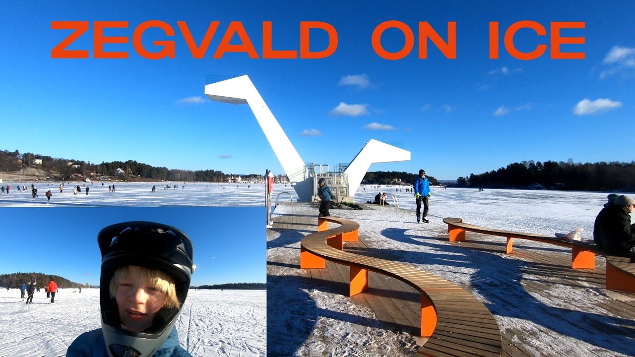 Kadettangen, Sandvika. Segway on ice. - YouTube