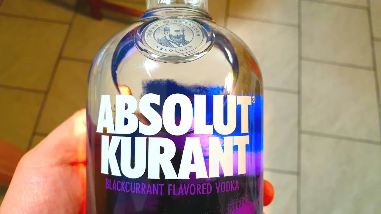 ABSOLUT --- kurant / blackcurrant --- FLAVORED VODKA - YouTube
