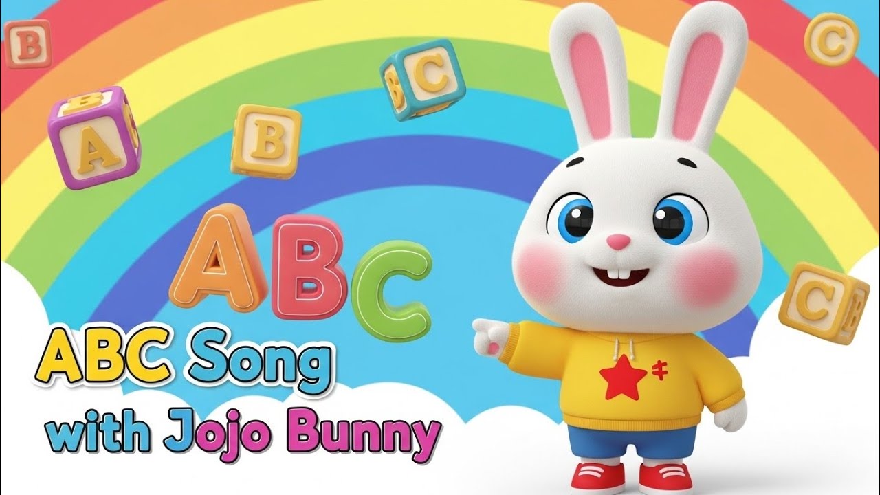 Jojo Bunny ABC Song 🐰🔤 | A to Z Alphabet Song for Kids | Learn ABC Fun ...