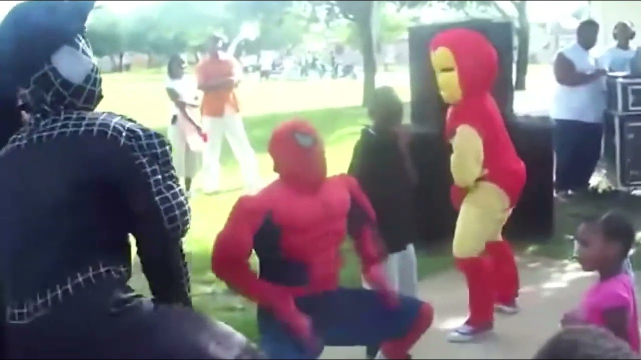 Ghetto Birthday Party: Spiderman Breaks It Down - YouTube