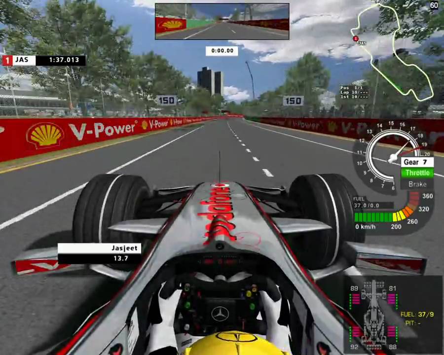 rFactor FSOne 2008 Australia Melbourne GP - YouTube