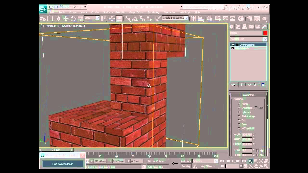Learn Autodesk 3ds Max - Chapter 9 - Mapping Coordinates - YouTube