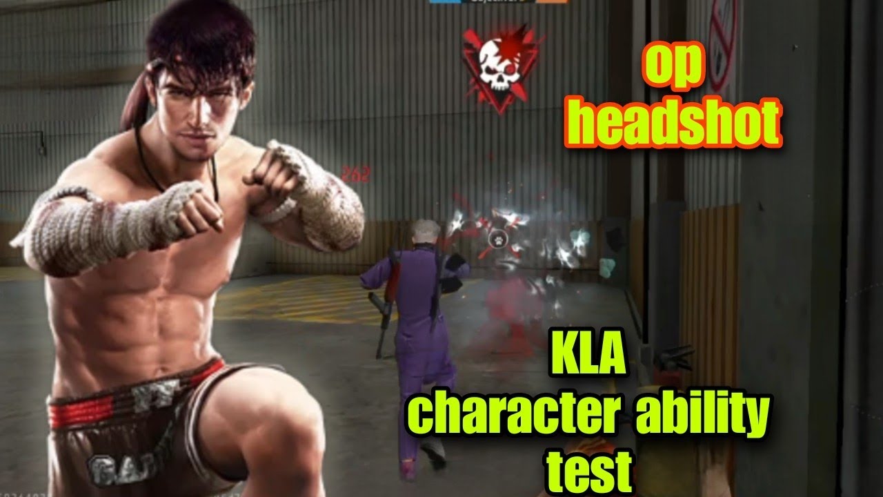 kla character ability test || kla character in free fire || 😈👈 op ...