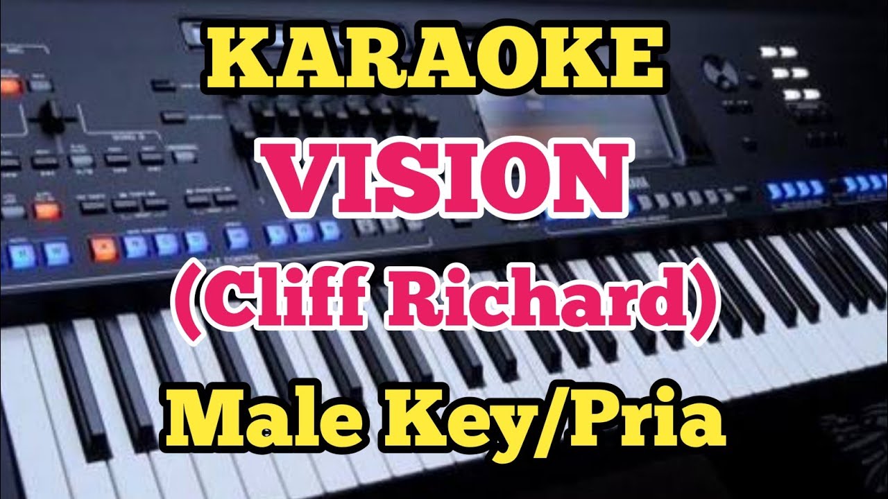 VISION (Karaoke Version) - Cliff Richard - Male Key/Pria - YouTube
