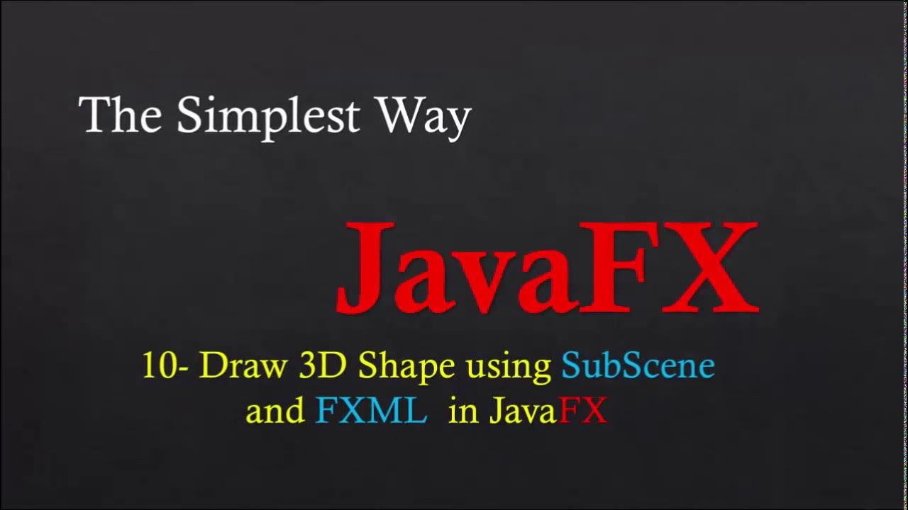 10 - Draw 3D Sphere Using Fxml in javaFX - YouTube