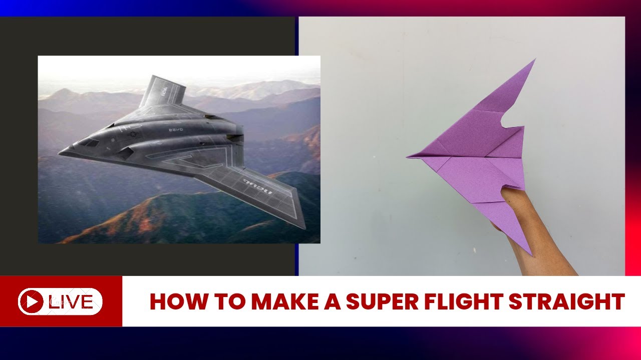 How to make a paper plane that flies very high '' Bird King ...