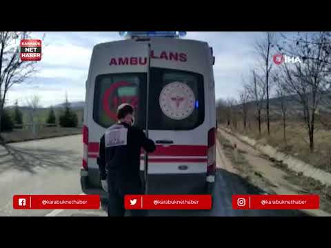KARABÜK-ANKARA YOLUNDA KAZA: 4 YARALI