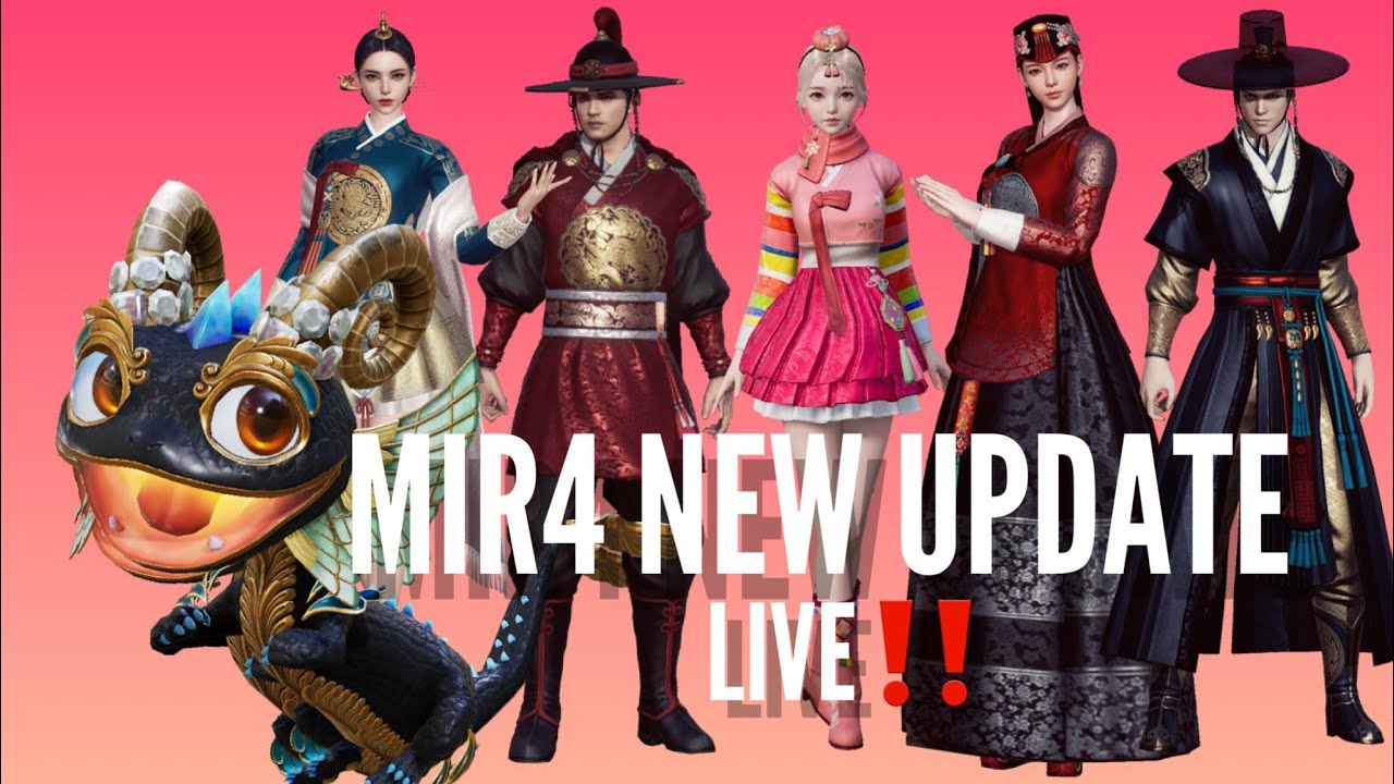 MIR4 - NEW UPDATE - NEW SPIRIT / NEW OUTFITS, Live#80 - YouTube