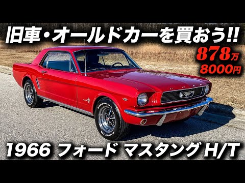 60年前の旧車とは思えないほど綺麗な1966年型 フォード マスタング ハードトップ #FordMustang #RestoMod #アメ車 #BUBU横浜