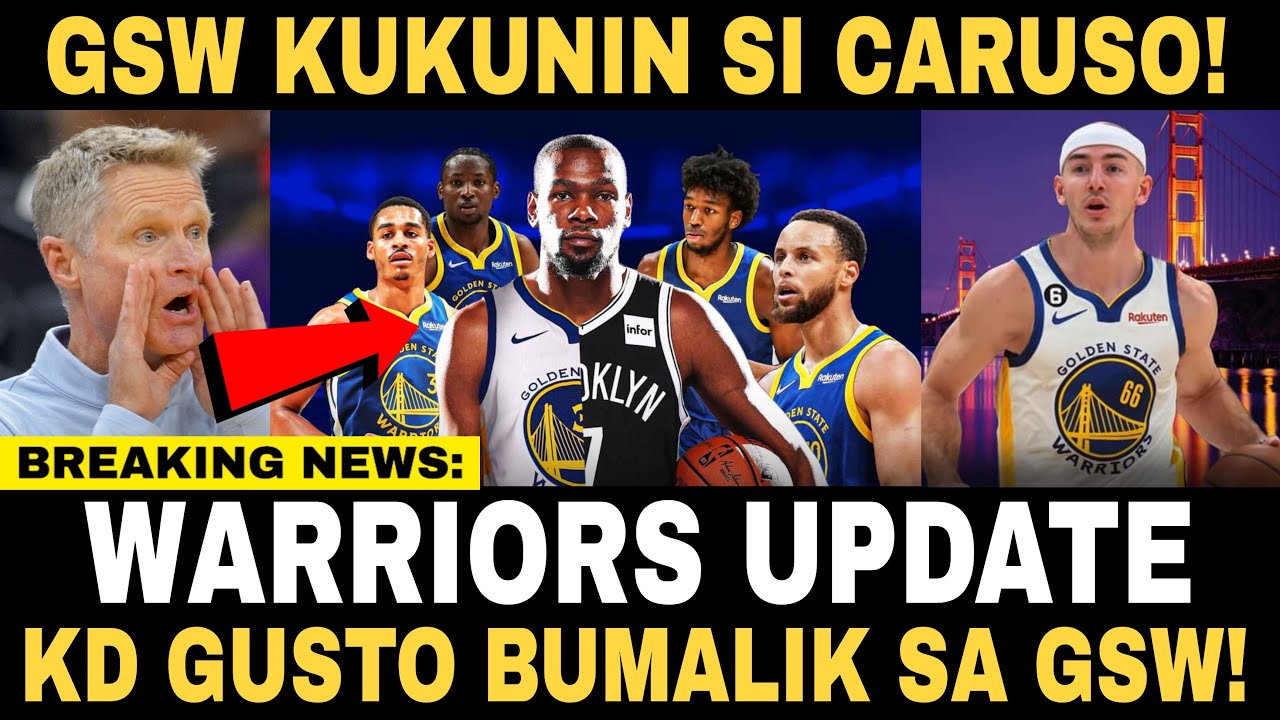 WARRIORS KUKUNIN SI CARUSO! KD GUSTONG BUMALIK SA GSW! | Lodsport TV - YouTube