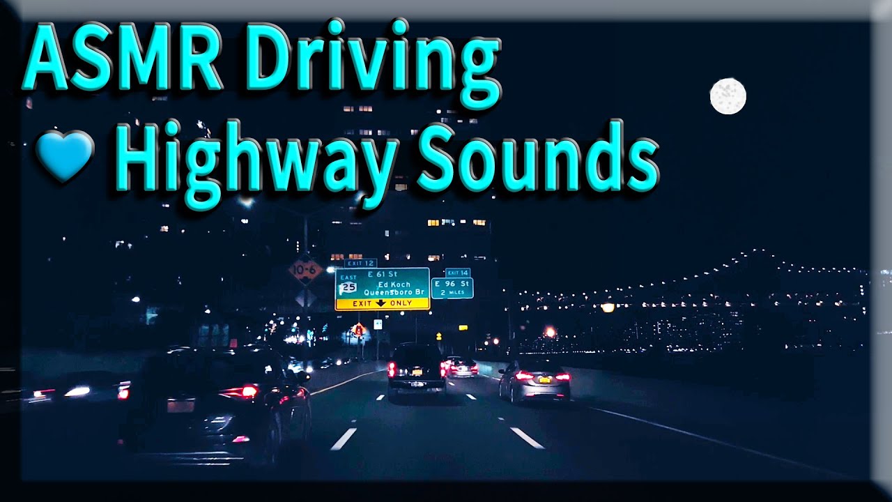 💙,FDR Highway Driving Sounds for Sleeping, ASMR - YouTube