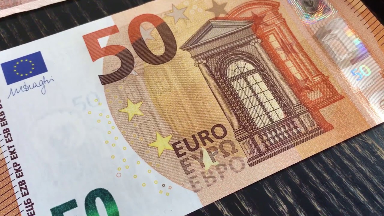 The new 50 euro banknote - YouTube