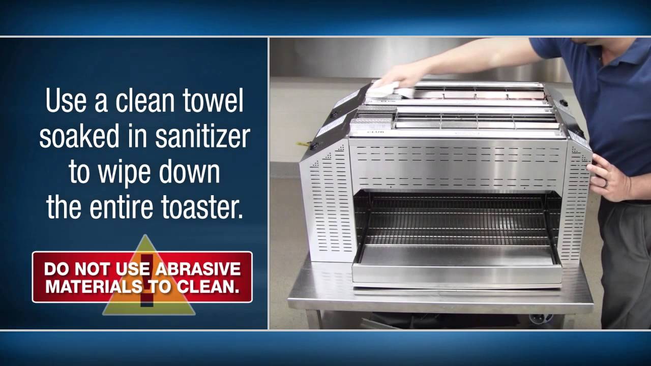 Prince Castle Universal Rapid Toaster Cleaning Tutorial (Crew) - YouTube